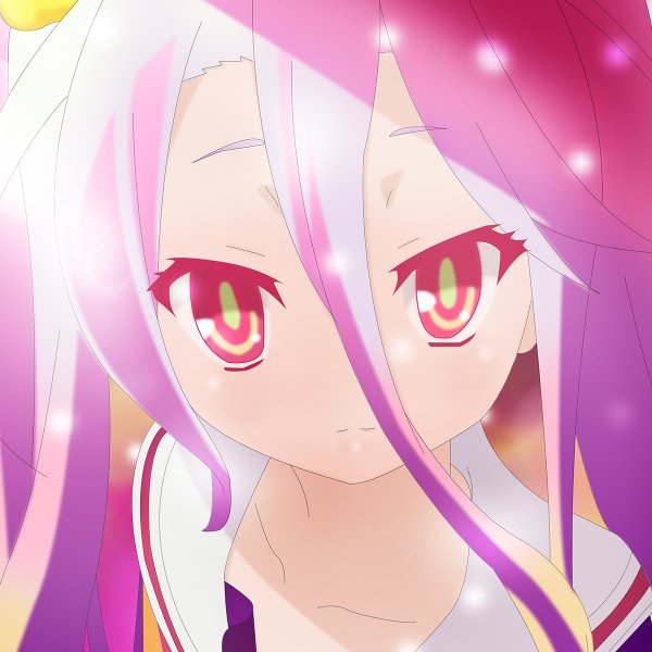 Shiro's Radiant Gaze - No Game No Life Avatar Delight