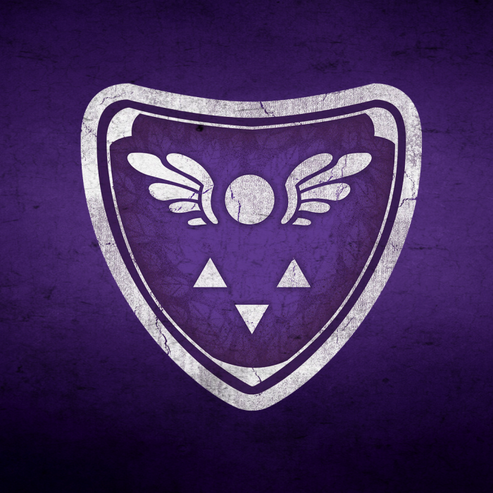 Delta Rune PFP | Undertale Purple Shield Avatar | Winged Delta Rune Emblem