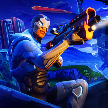 Epic Fortnite Shotgun Warrior – Battle Royale Profile Avatar