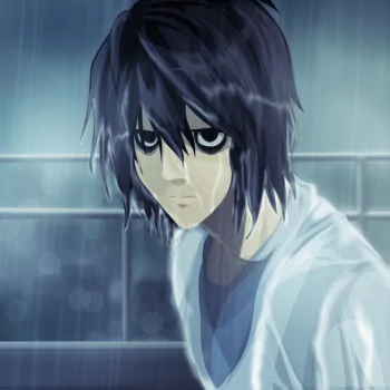 L from Death Note - Anime Profile Avatar