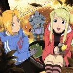 Download Winry Rockbell Alphonse Elric Edward Elric Anime Fullmetal ...