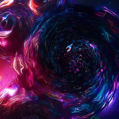 Download Colorful Spiral Artistic Space PFP