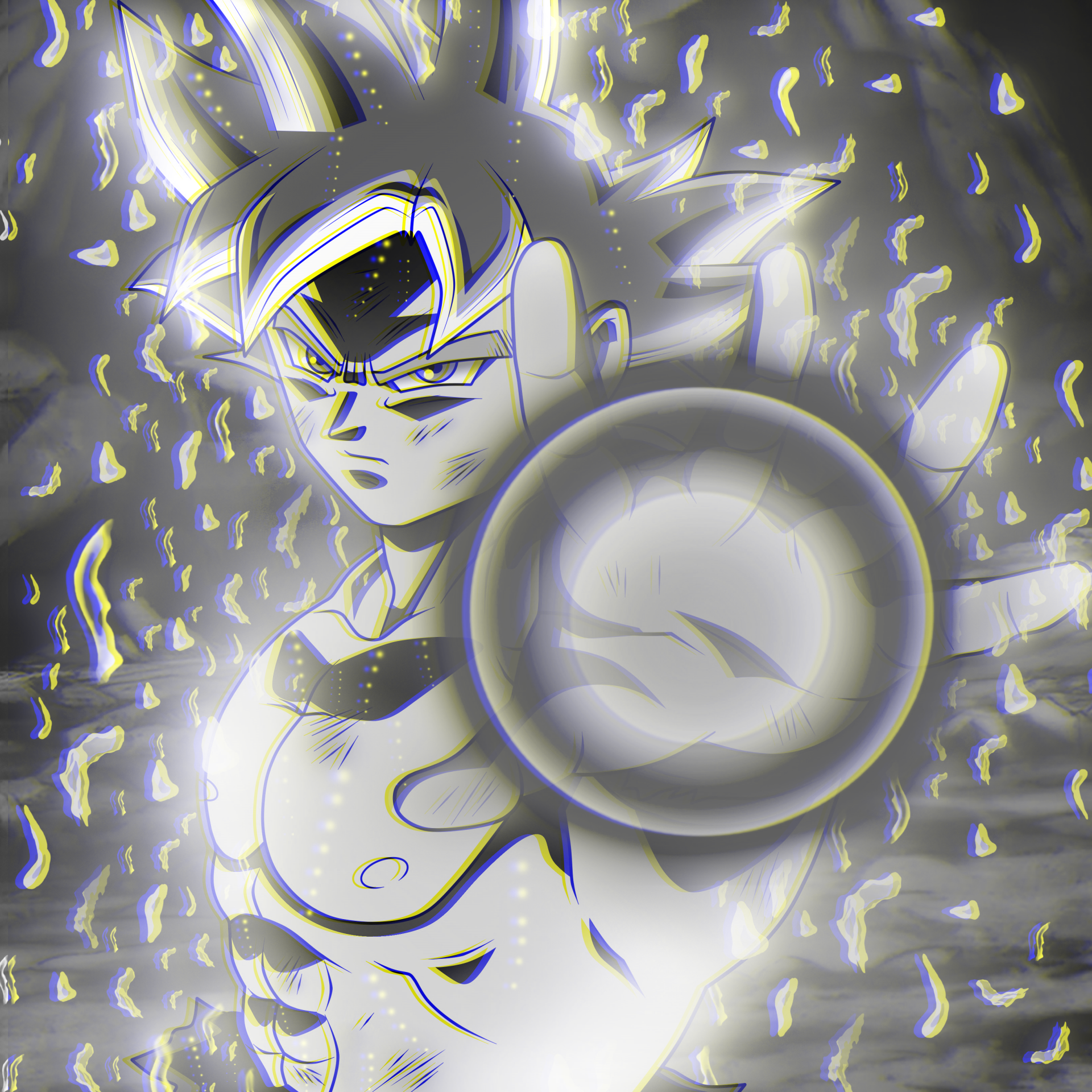 Ultra Instinct Goku by Dasrah