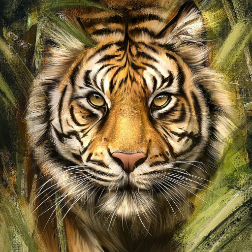 Download Tiger Painting Fantasy PFP