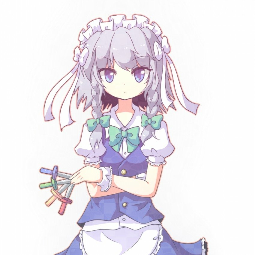 Download Sakuya Izayoi Anime Touhou PFP