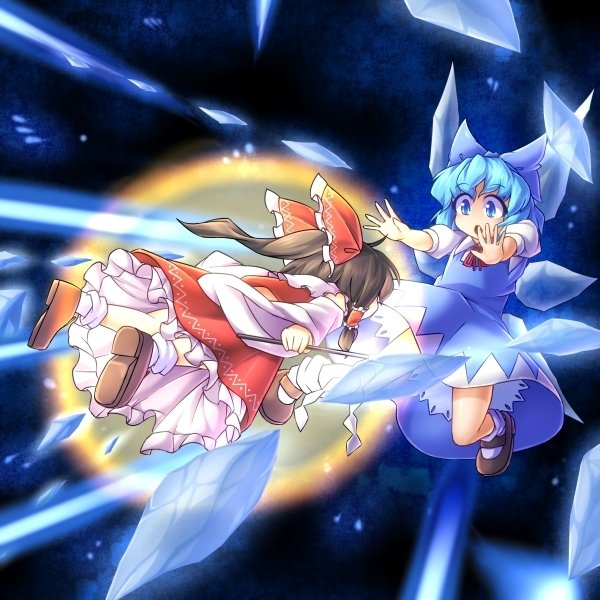 Download Cirno (Touhou) Reimu Hakurei Anime Touhou PFP