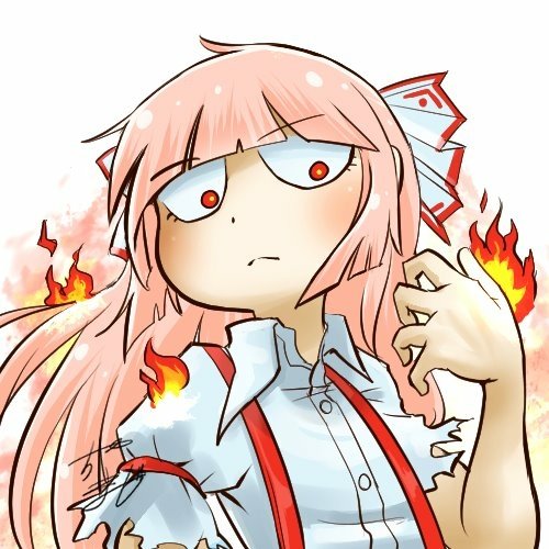 Download Fujiwara No Mokou Anime Touhou PFP