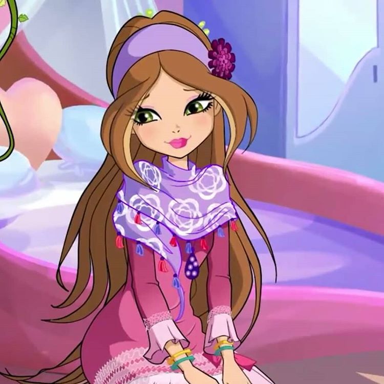 Download Green Eyes Winx Club Flora (Winx Club) TV Show PFP