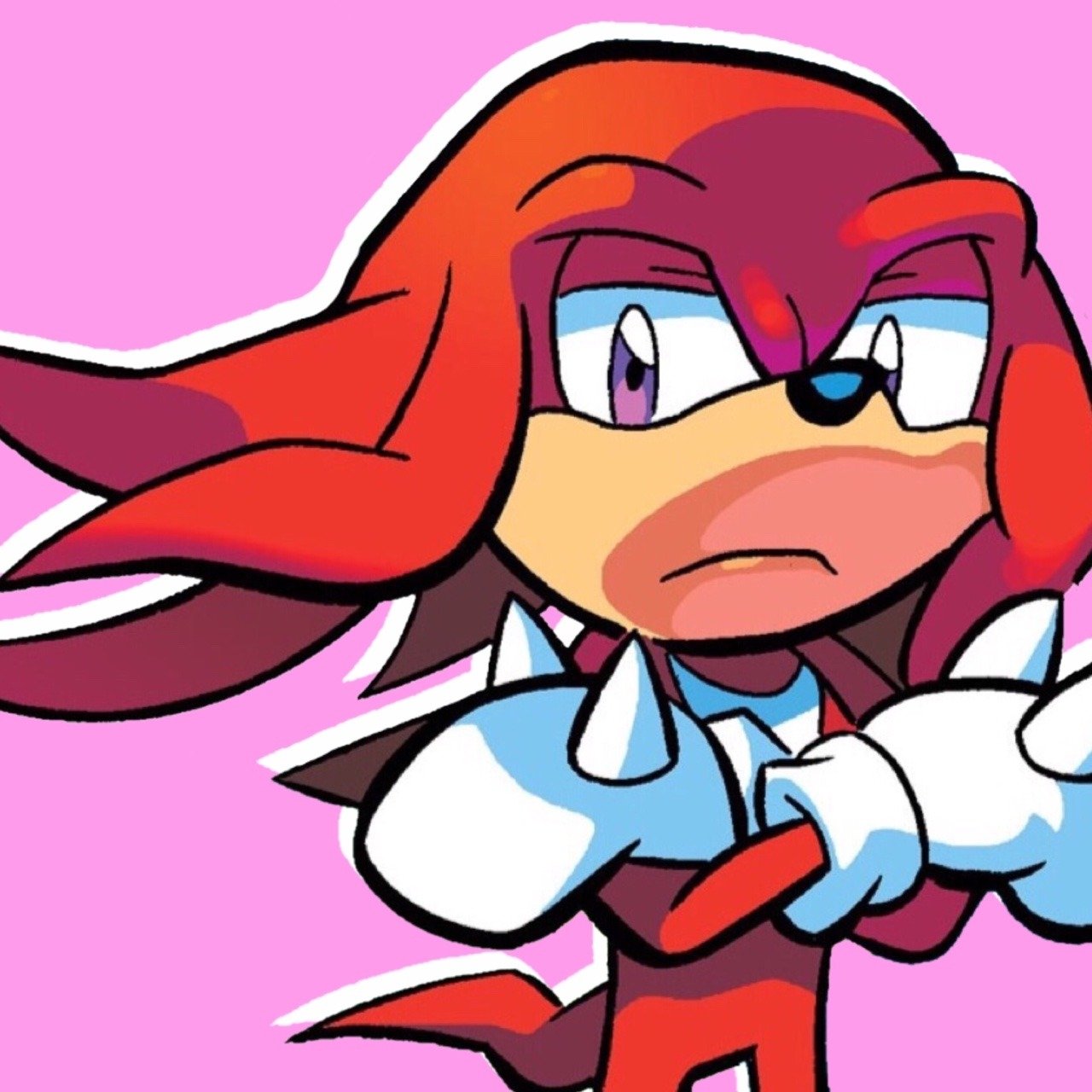 Download Knuckles The Echidna Comic Sonic The Hedgehog PFP
