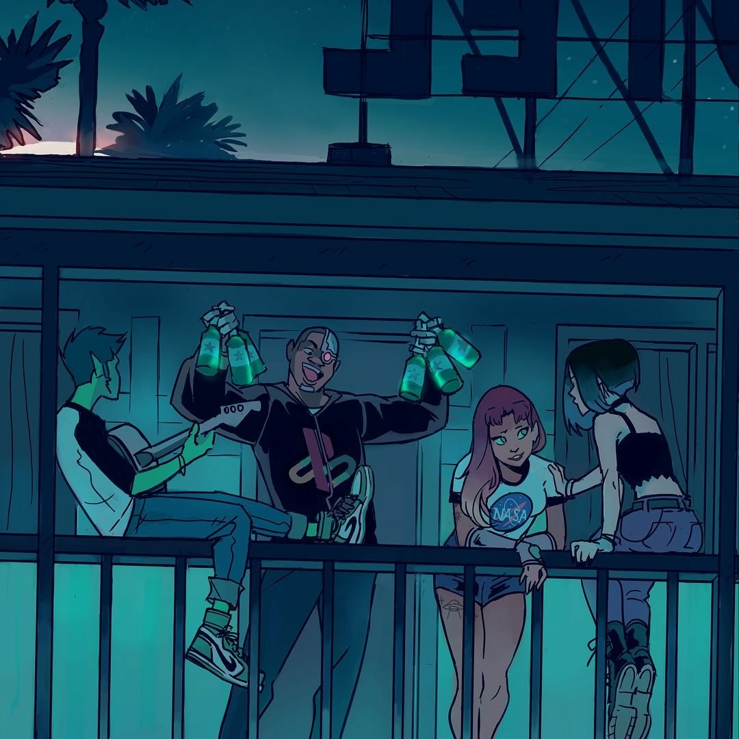 Download Teen Titans Garfield Logan Raven (DC Comics) Cyborg (DC Comics ...