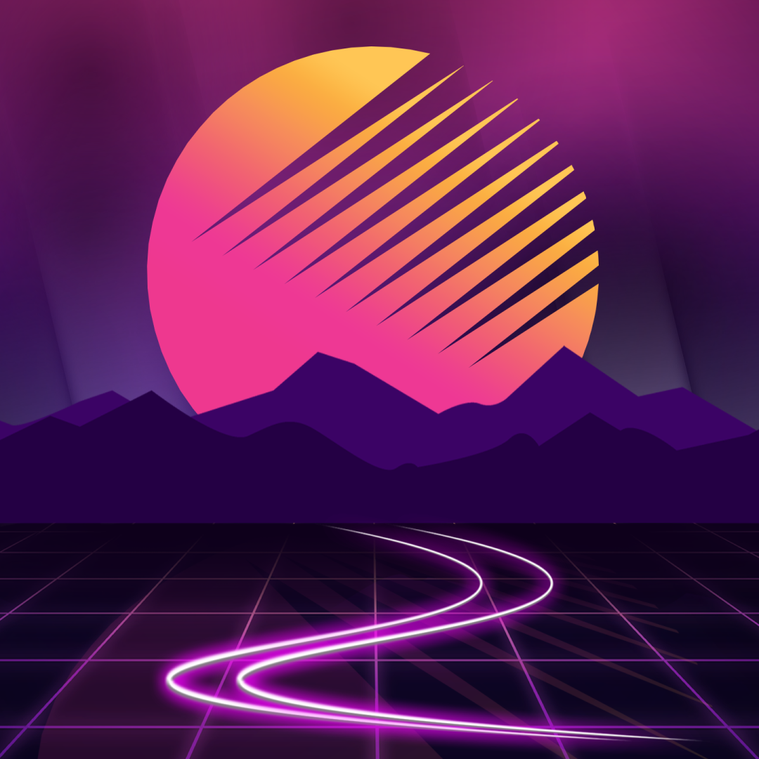 Download Outrun Purple Vaporwave Retrowave Artistic PFP