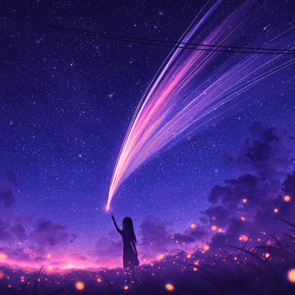 Download Starry Sky Sky Anime Night Anime Night PFP