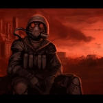 Download Dark Gas Mask PFP