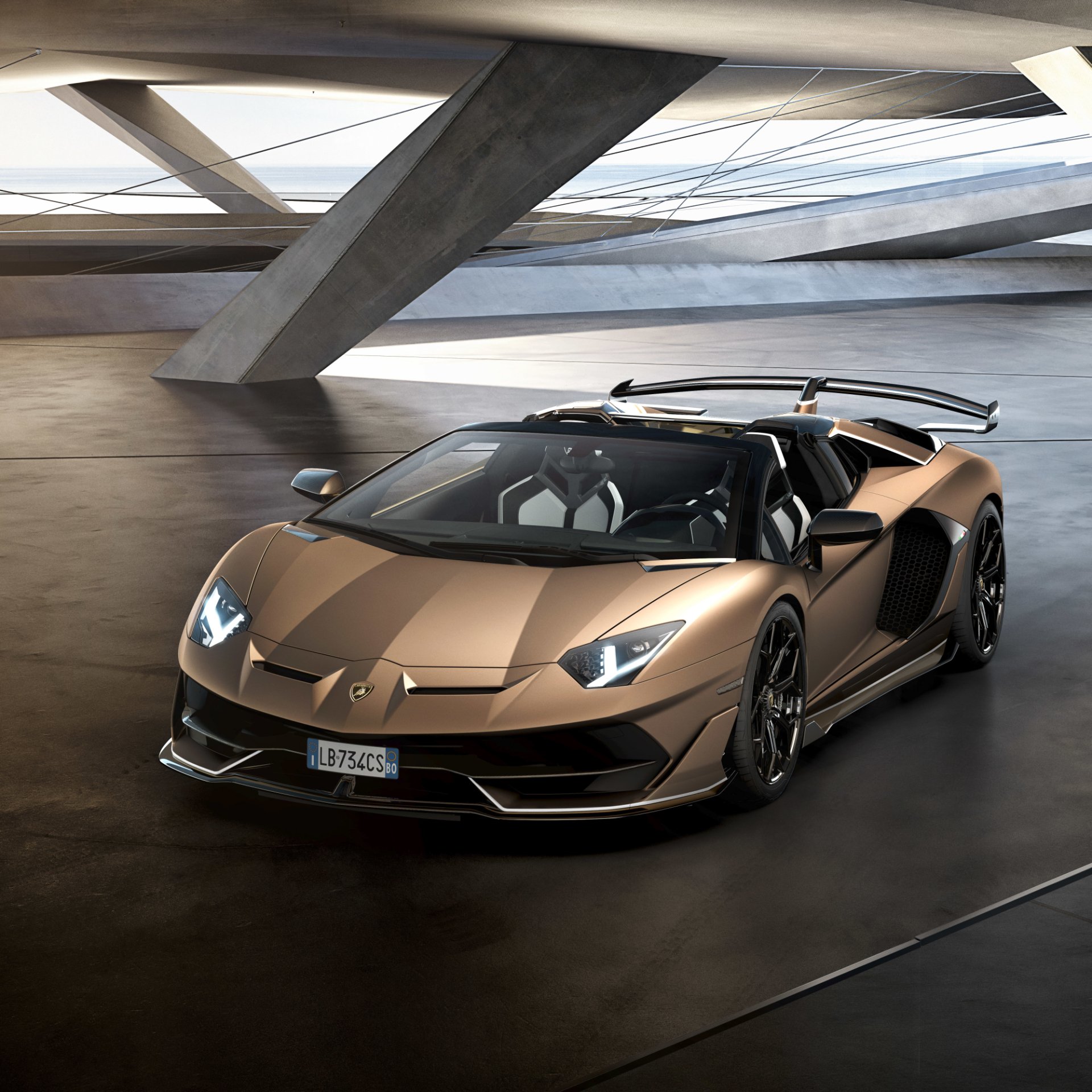 Download Brown Car Supercar Car Lamborghini Lamborghini Aventador ...