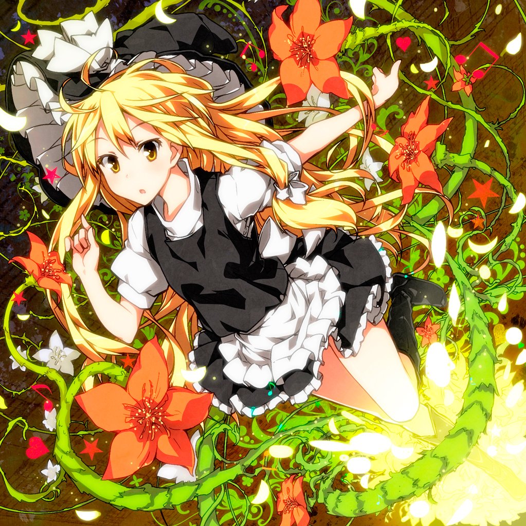 Download Marisa Kirisame Anime Touhou PFP by さざなみみぉ