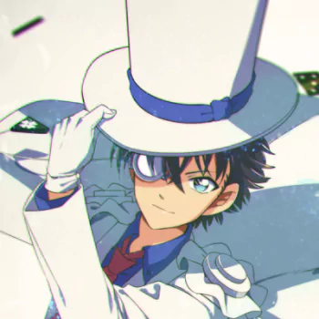 Download Kaito Kuroba Kaito Kid Magic Kaito Anime Detective Conan Image