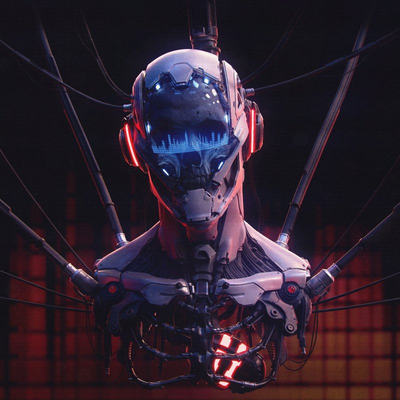 Download Skull Sci Fi Robot PFP
