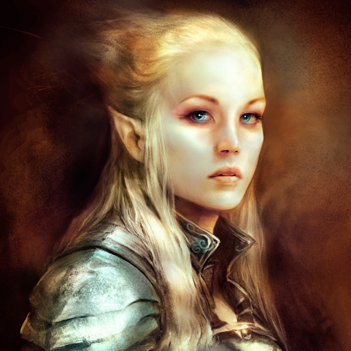 Download Woman Warrior Blonde Pointed Ears Fantasy Elf PFP