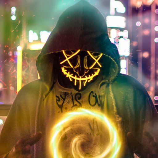 Download Mask Artistic Neon PFP
