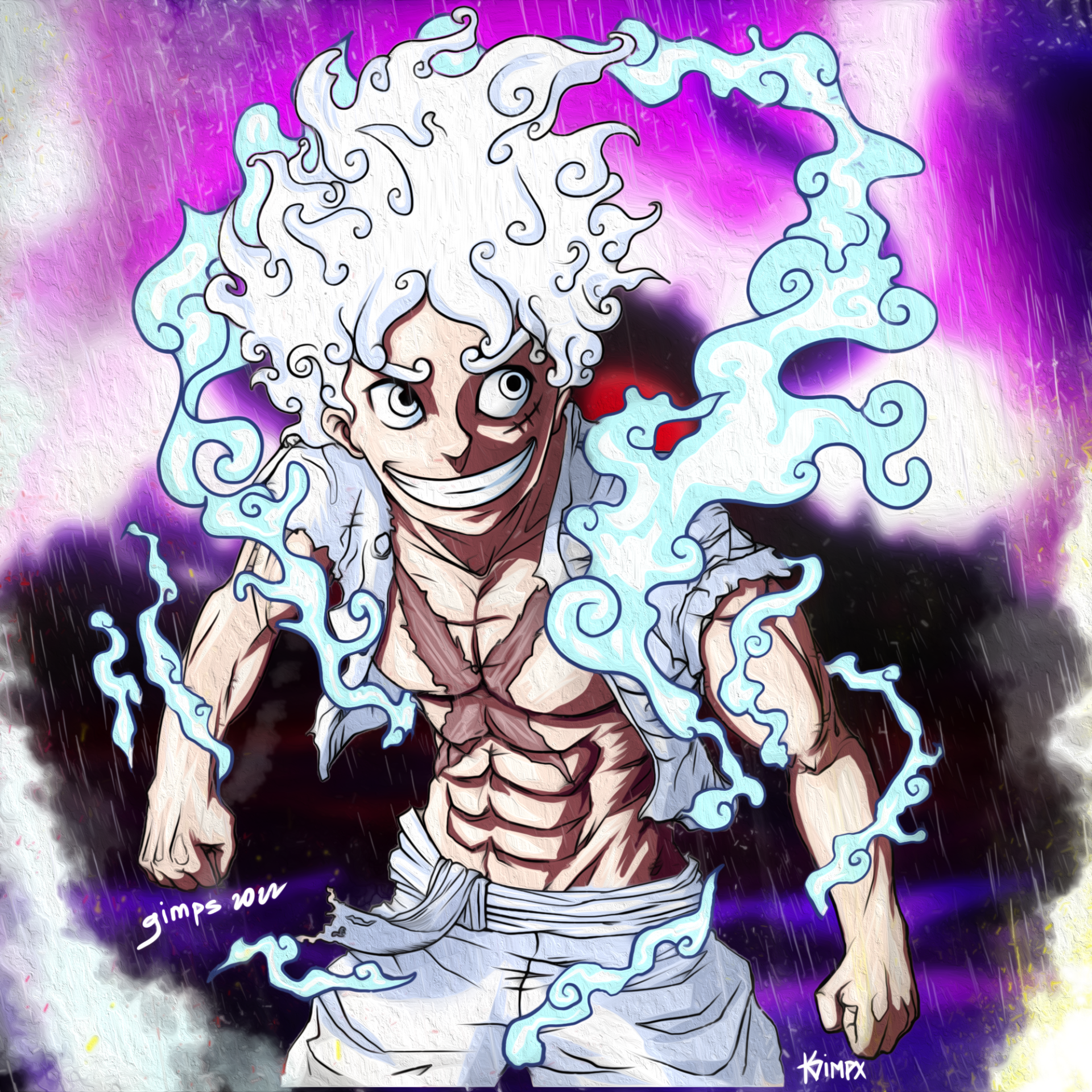 Download Gear 5 (One Piece) Monkey D. Luffy Anime One Piece PFP