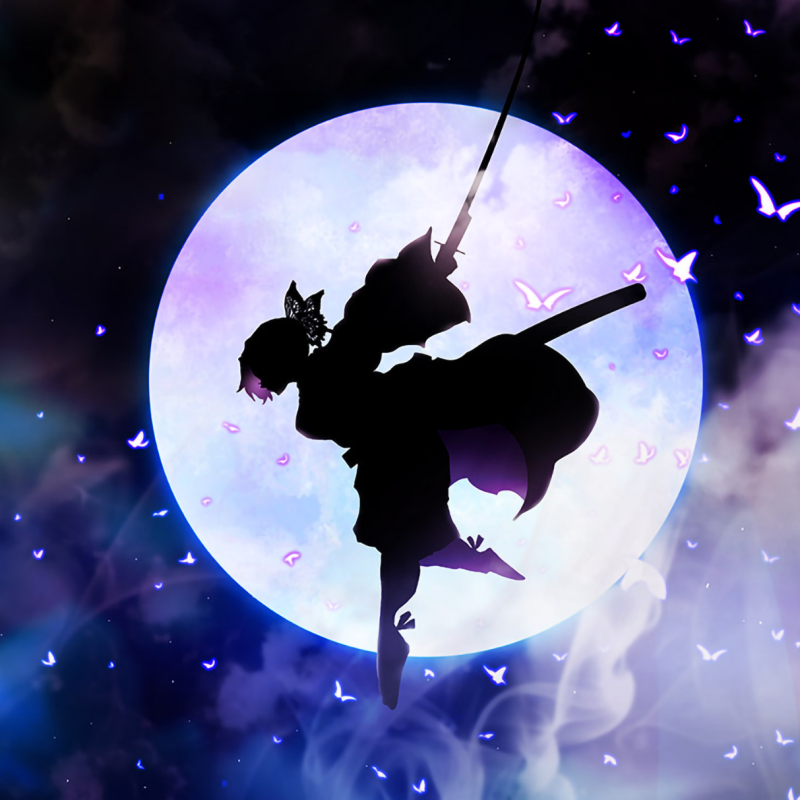 Moonlit Butterfly — Kimetsu no Yaiba PFP
