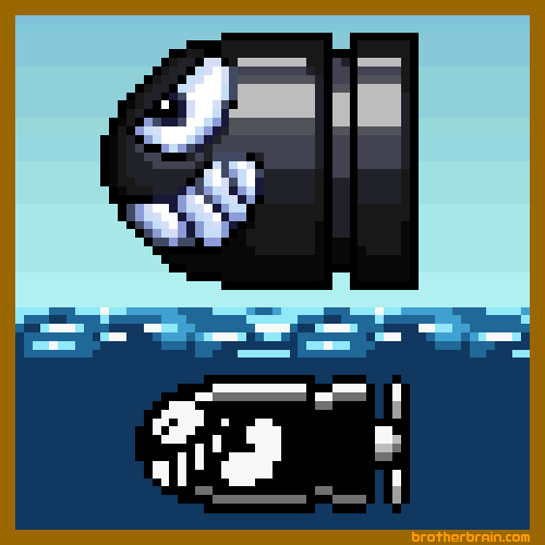 Download Bullet Bill Video Game Mario PFP