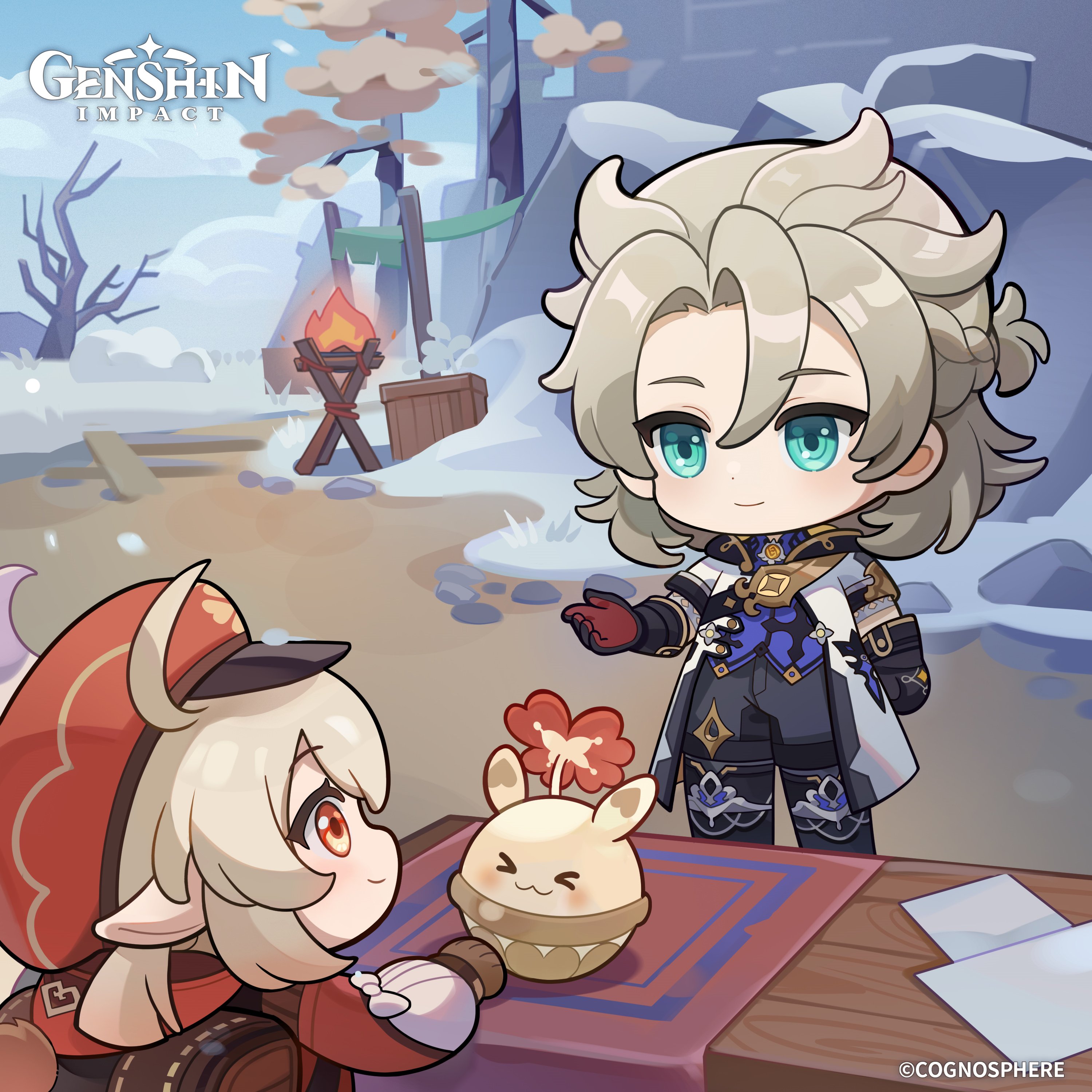 Download Chibi Albedo (Genshin Impact) Klee (Genshin Impact) Video Game ...