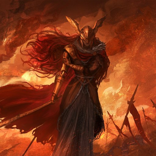 Crimson Tarnished | Scarlet Knight | Elden Flameguard | Ashen Vanguard ...