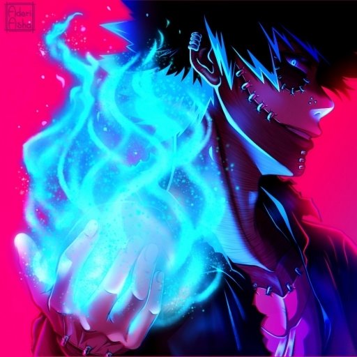 Dabi’s Fiery Aura – My Hero Academia Anime Avatar