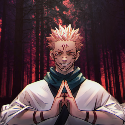 Sukuna’s Fierce Aura – Iconic Jujutsu Kaisen Anime Avatar