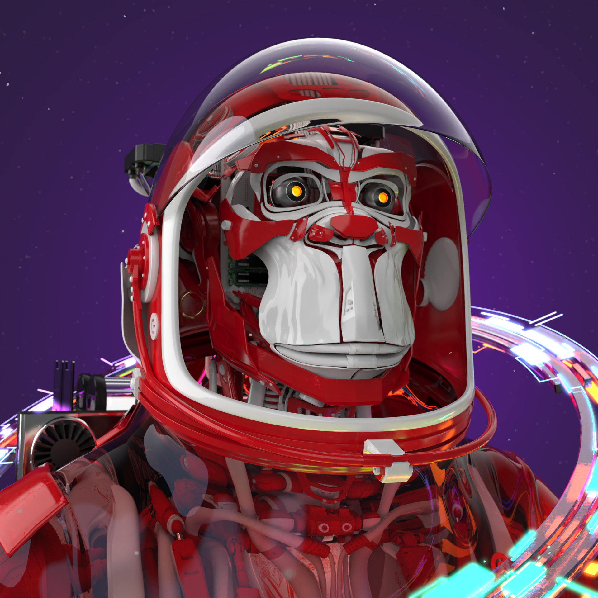 Chiptos X Astronaut Space Suit Robot PC Aesthetic Robot PFP Avatar ...
