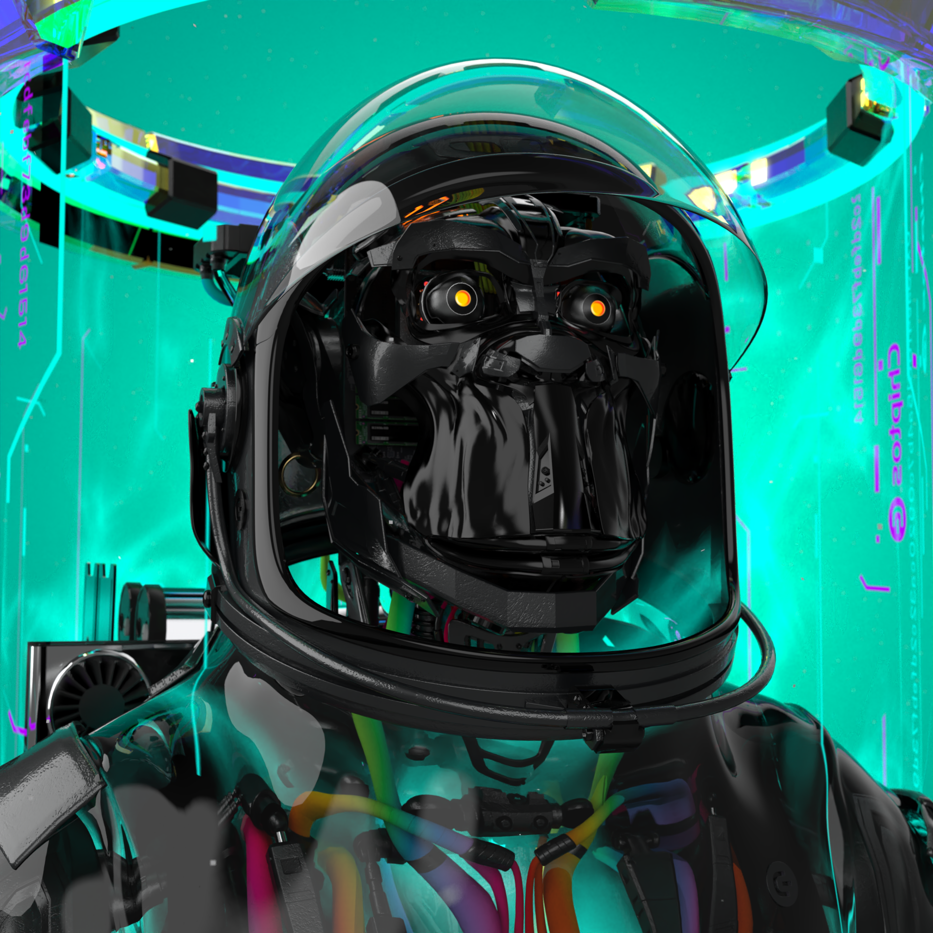 Chiptos X Astronaut Space Suit Robot PC Aesthetic Robot PFP Avatar ...