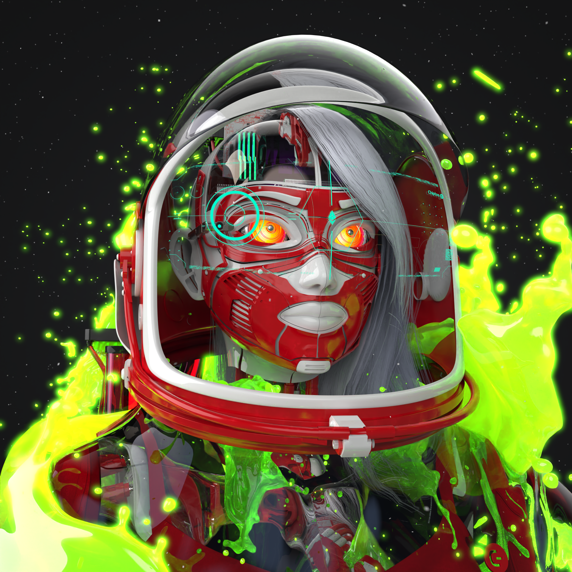 Chiptos X Astronaut Space Suit Robot PC Aesthetic Robot PFP Avatar ...