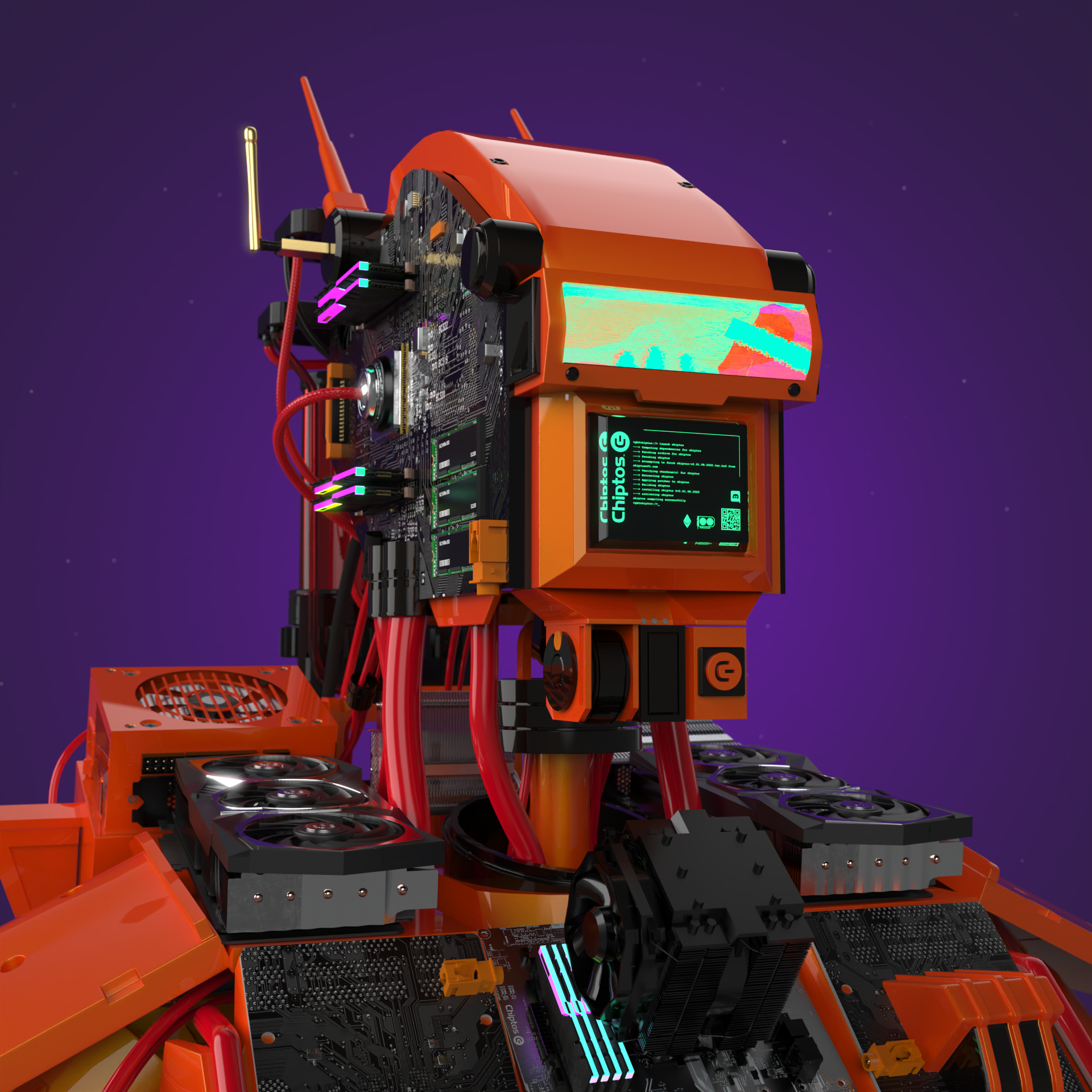 Chiptos X Droid Robot Aesthetic Robot PFP Robot Profile Picture Robots ...