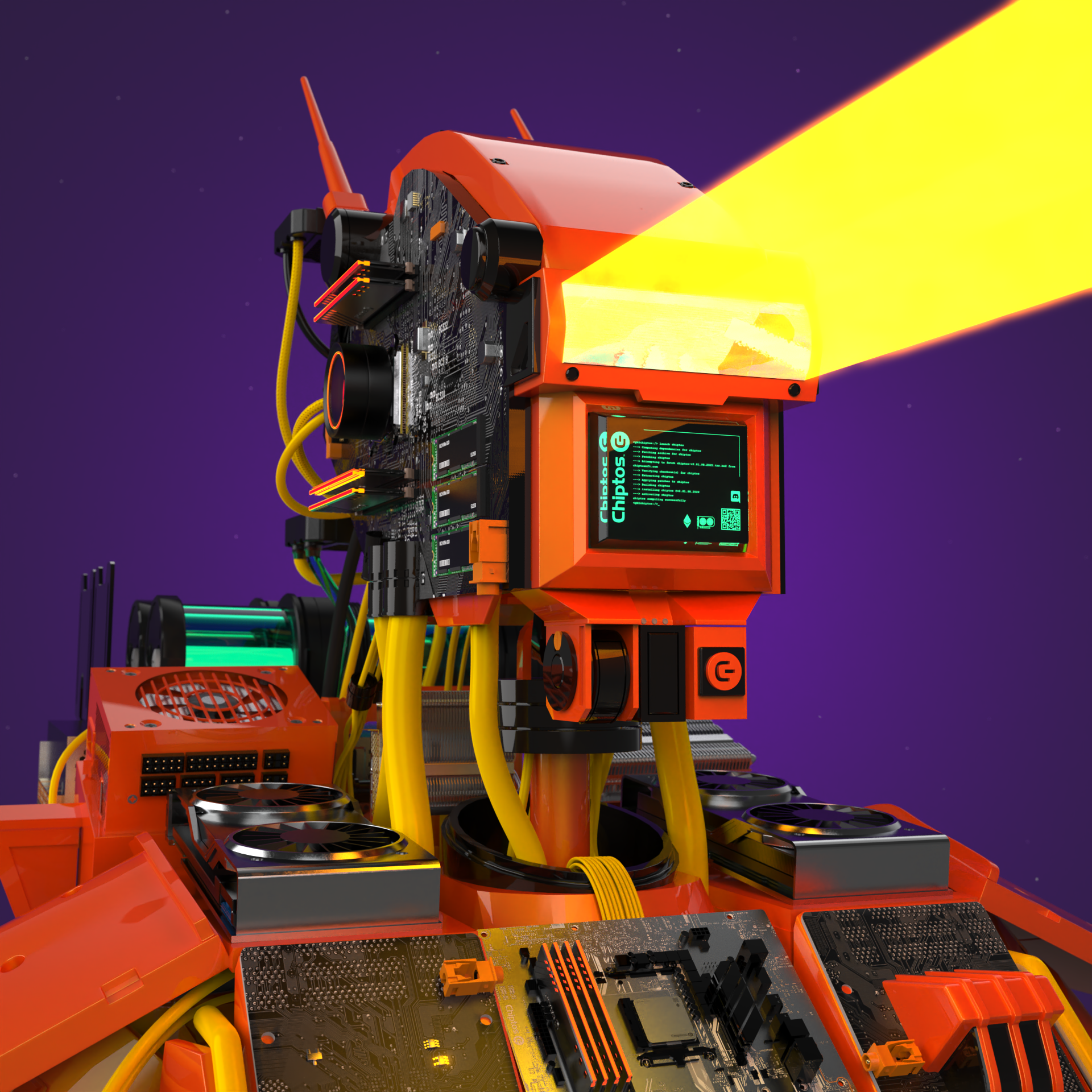 Chiptos X Droid Robot Aesthetic Robot PFP Robot Profile Picture Robots ...