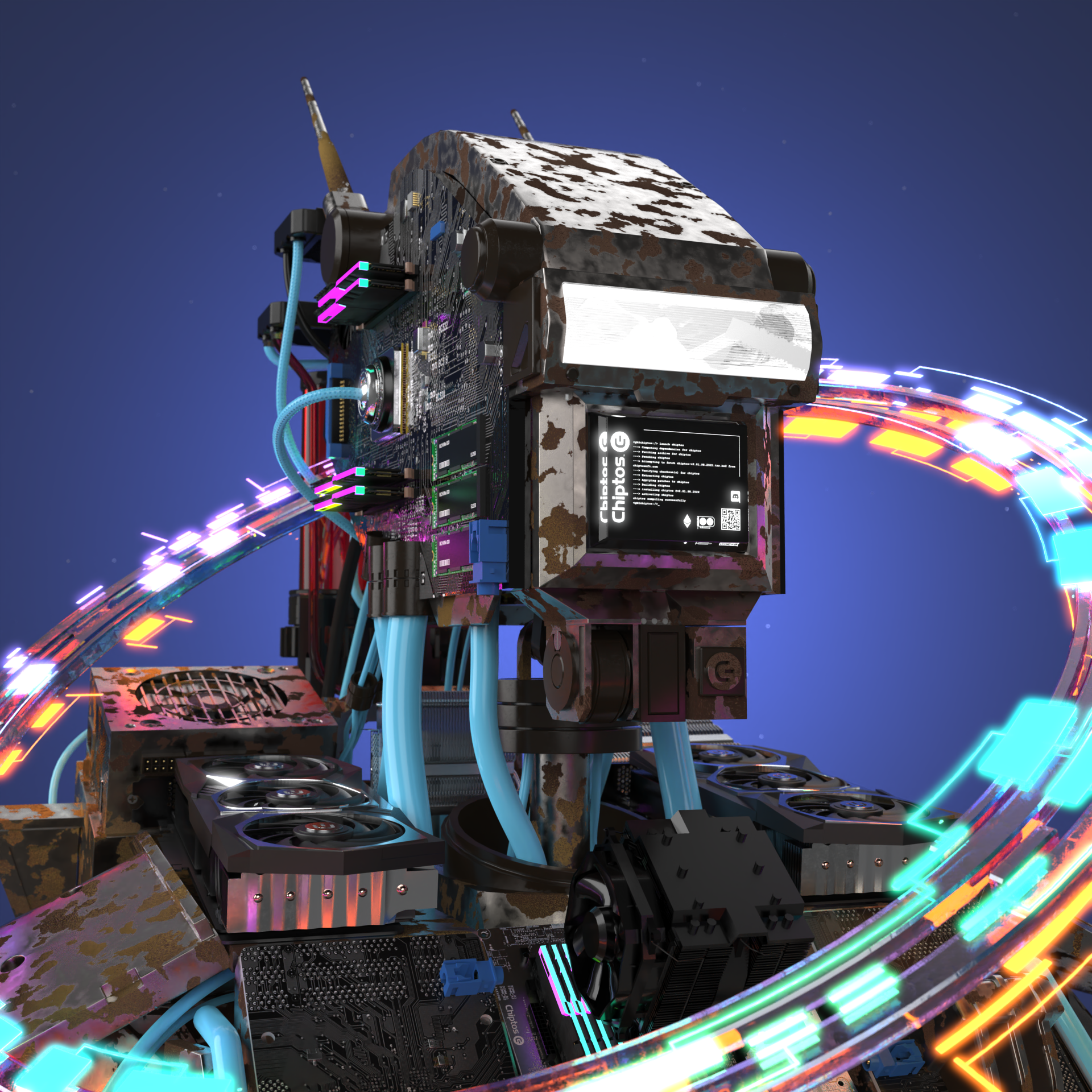 Chiptos X Droid Robot Aesthetic Robot PFP Robot Profile Picture Robots ...