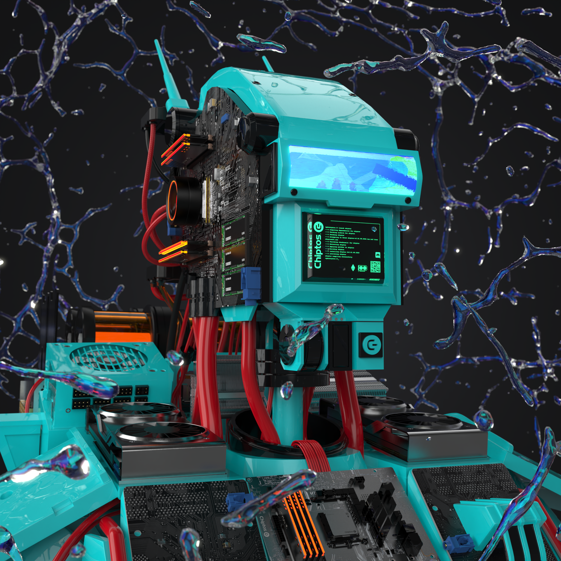 Chiptos X Droid Robot Aesthetic Robot PFP Robot Profile Picture Robots ...