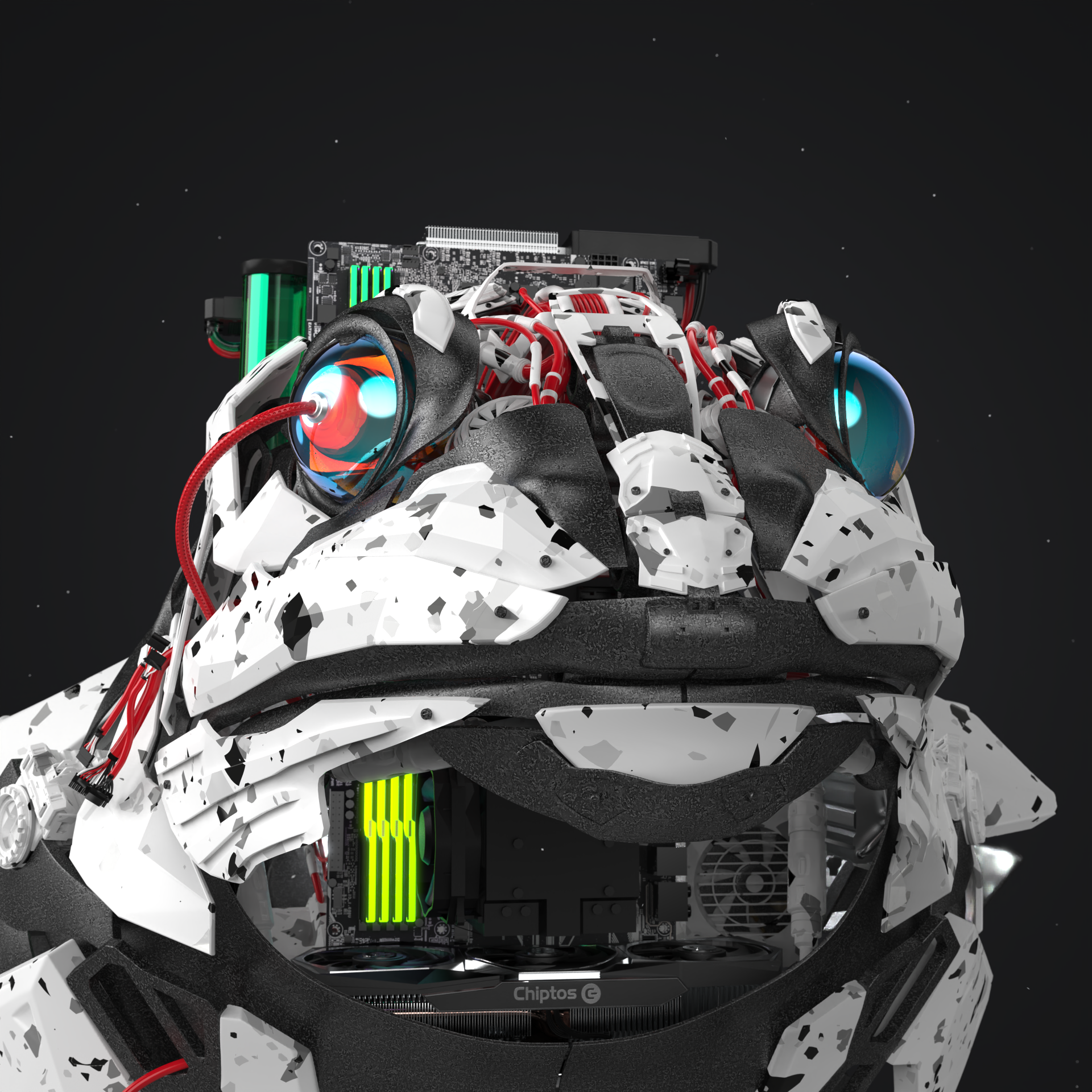 Chiptos X Frog Robot Toad Aesthetic Robot PFP Robot Profile Picture ...
