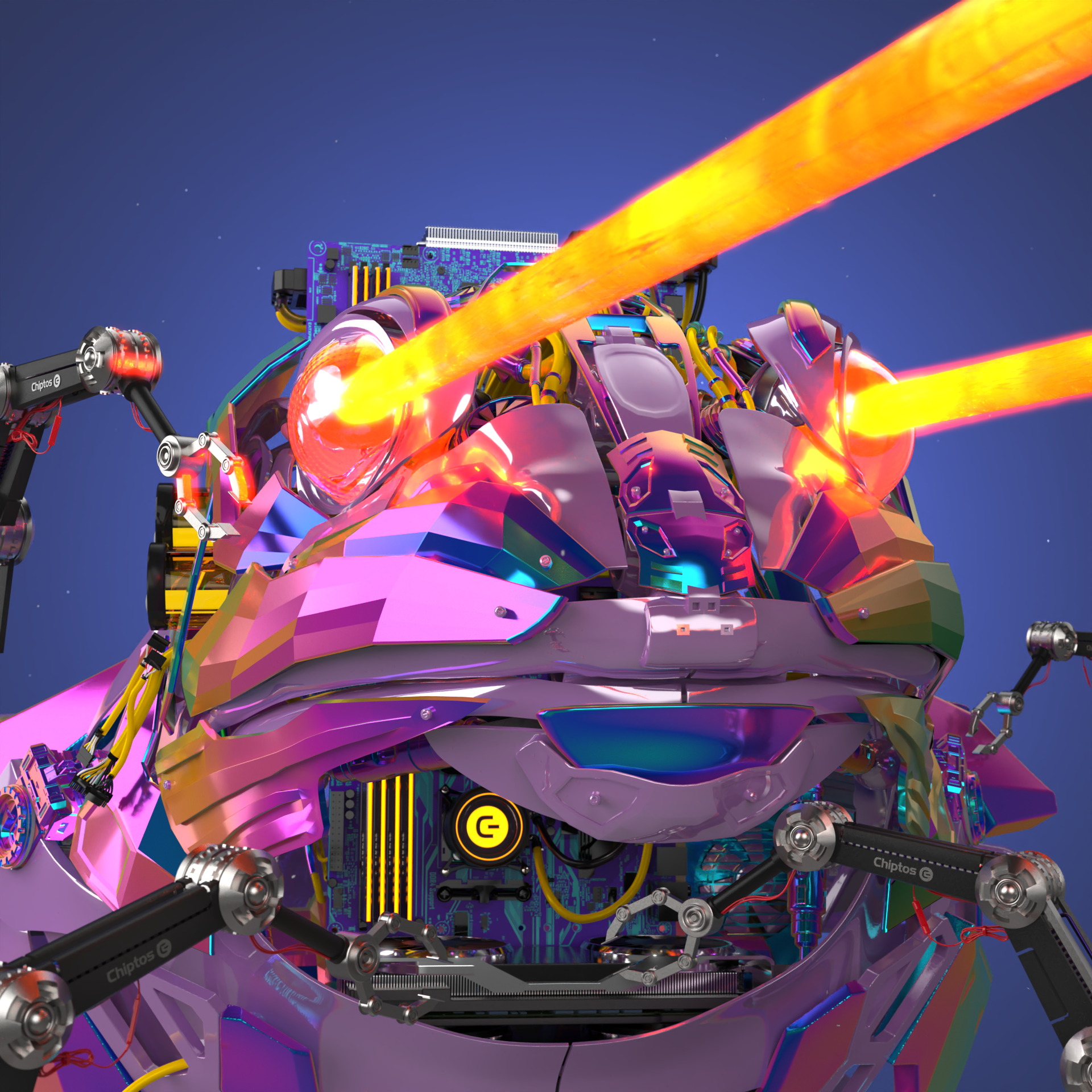 Chiptos X Frog Robot Toad Aesthetic Robot PFP Robot Profile Picture ...