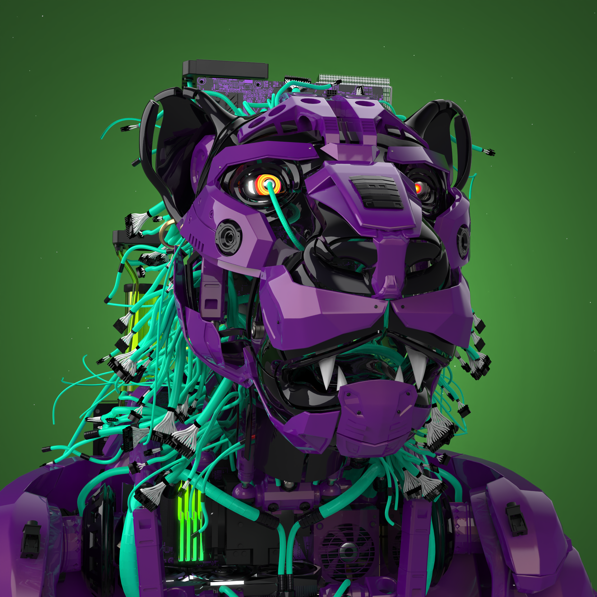 Chiptos X Lion Robot Animal Aesthetic Robot PFP Robot Profile Picture ...
