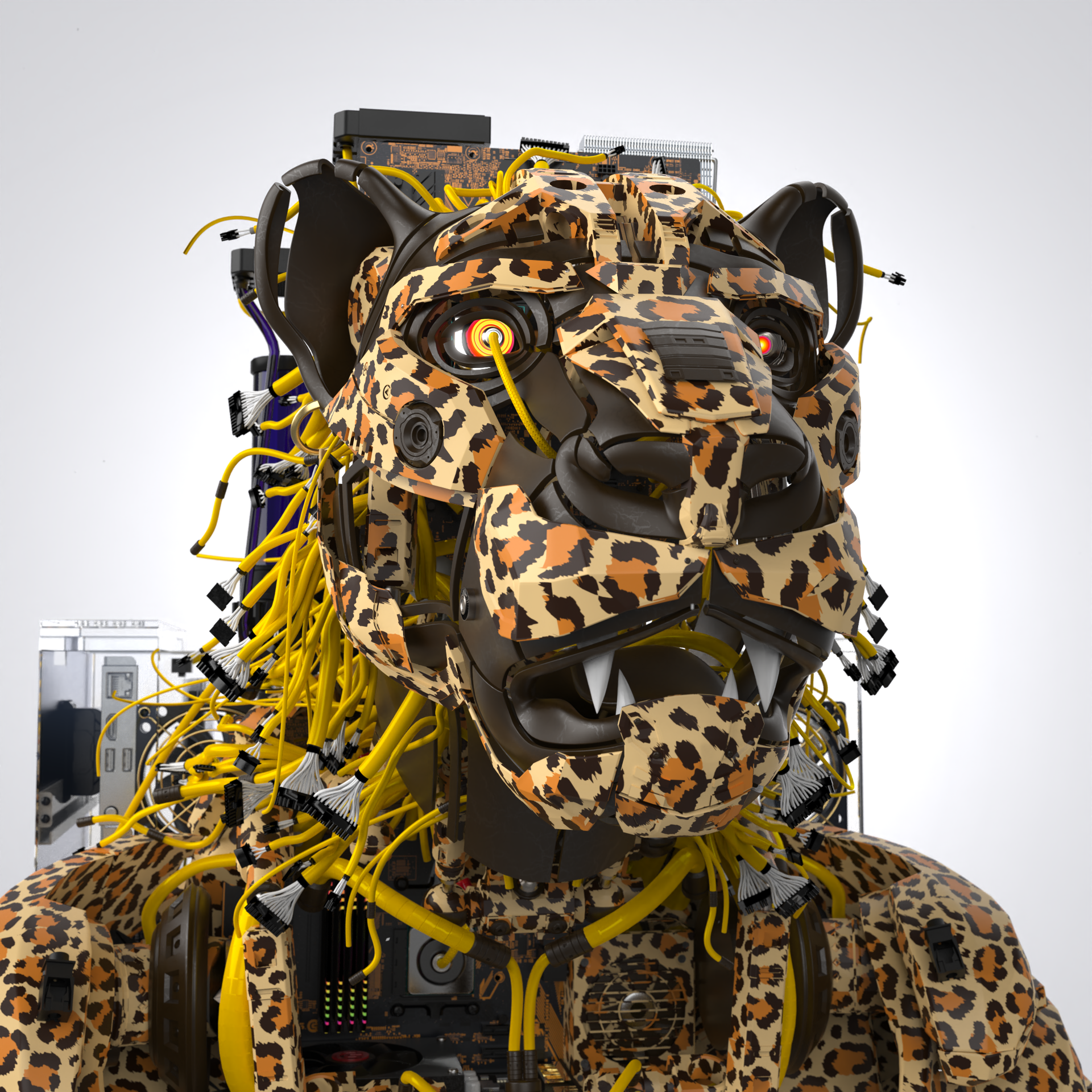 Chiptos X Lion Robot Animal Aesthetic Robot PFP Robot Profile Picture ...