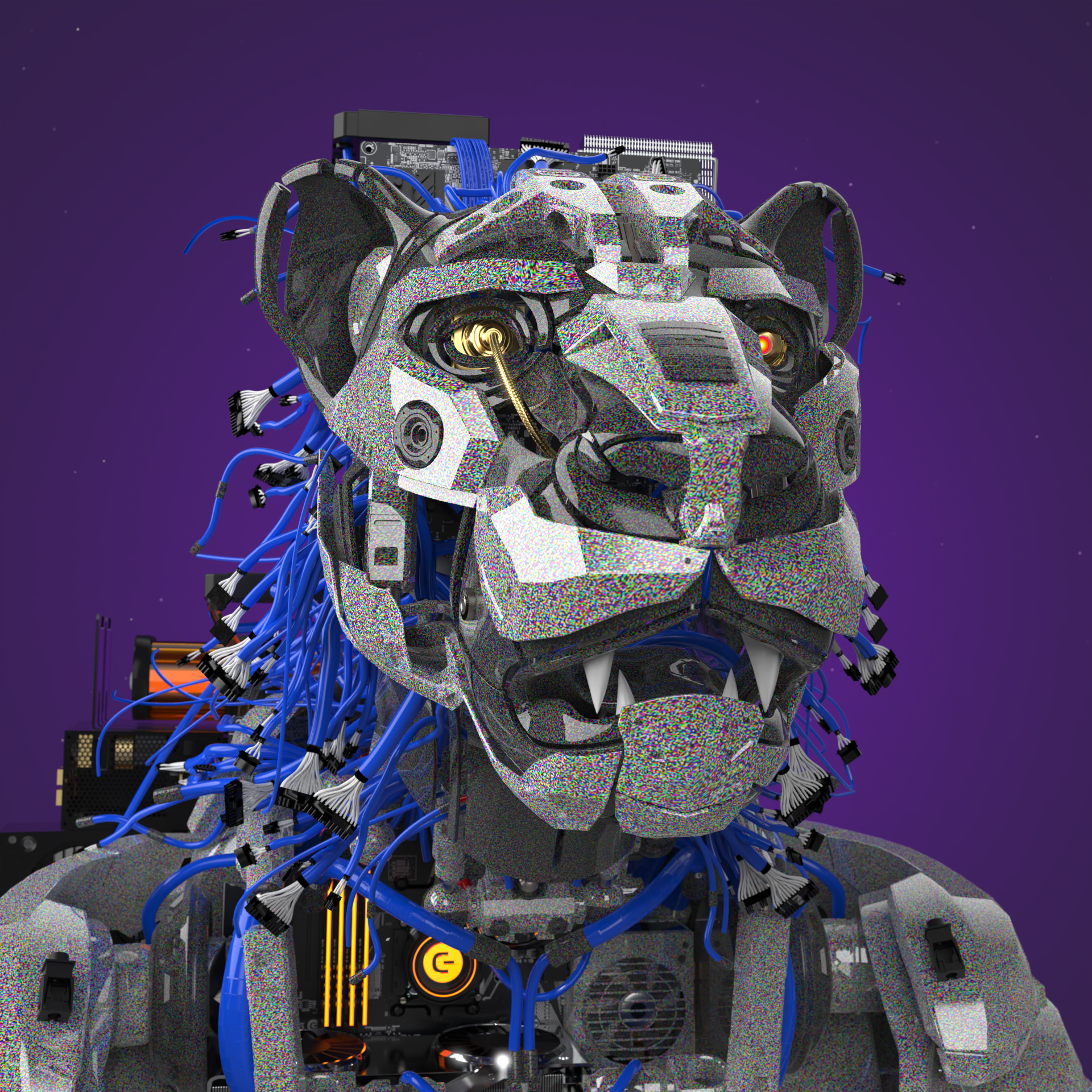 Chiptos X Lion Robot Animal Aesthetic Robot PFP Robot Profile Picture ...