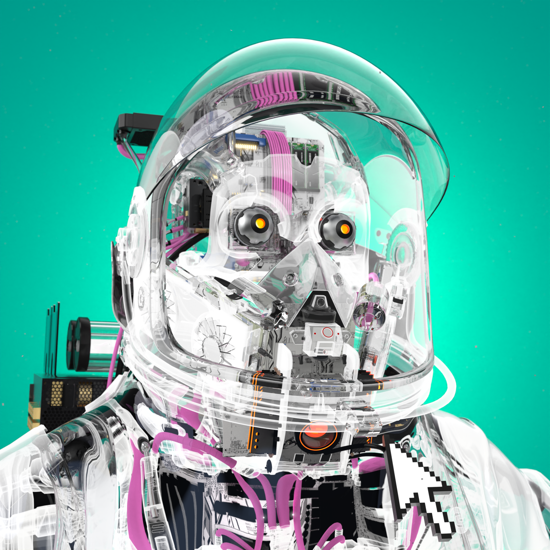 Chiptos X Astronaut Space Suit Robot PC Aesthetic Robot PFP Avatar ...