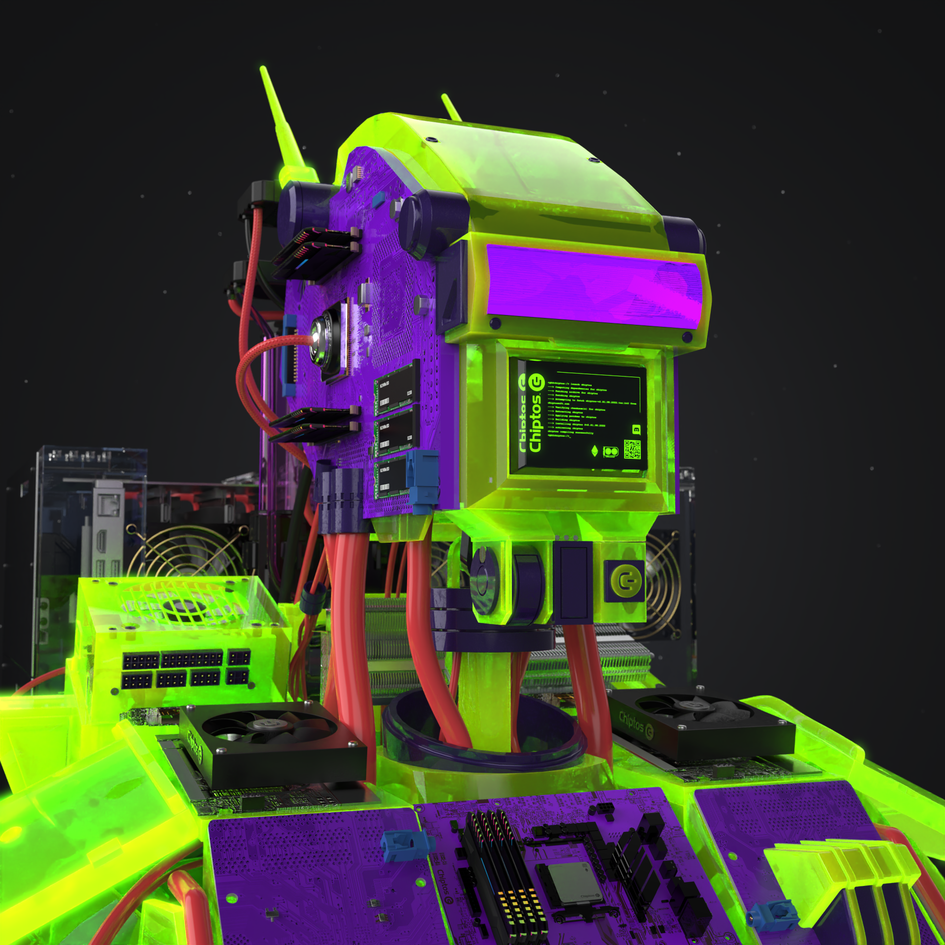 Chiptos X Droid Robot Aesthetic Robot PFP Robot Profile Picture Robots ...
