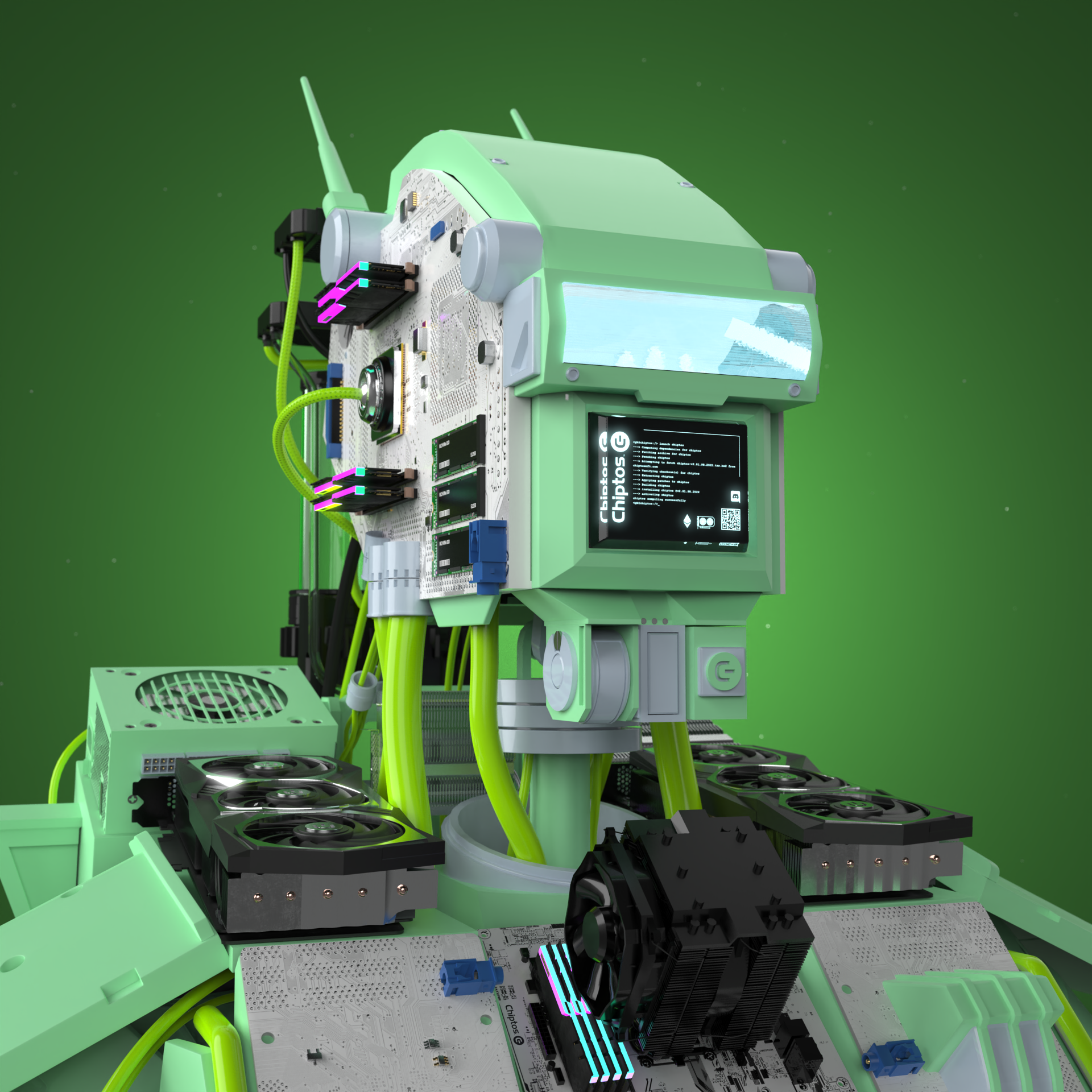 Chiptos X Droid Robot Aesthetic Robot PFP Robot Profile Picture Robots ...