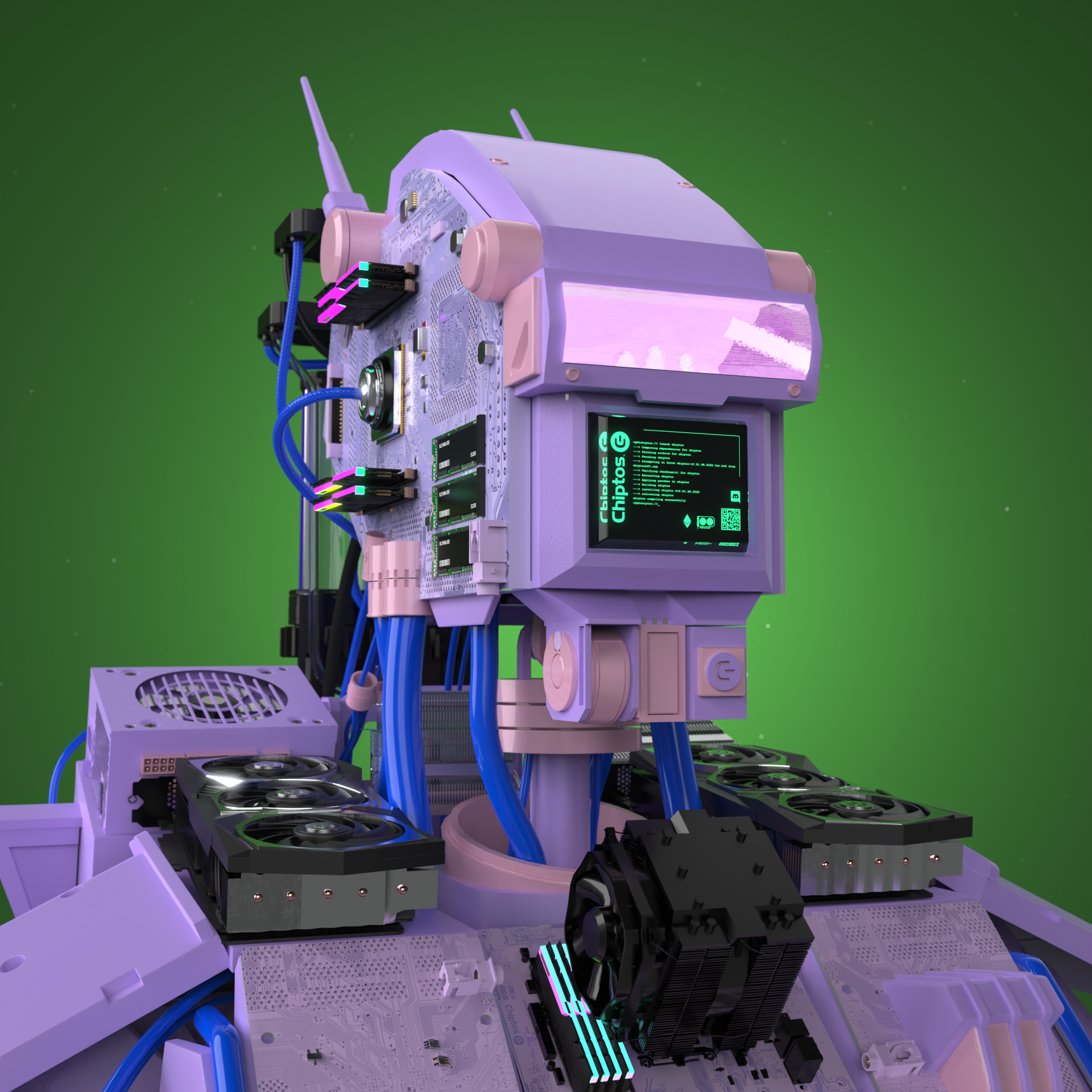 Chiptos X Droid Robot Aesthetic Robot PFP Robot Profile Picture Robots ...