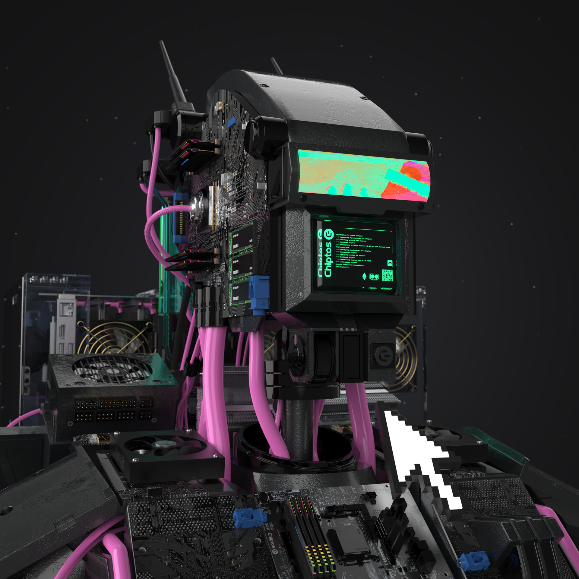 Chiptos X Droid Robot Aesthetic Robot PFP Robot Profile Picture Robots ...
