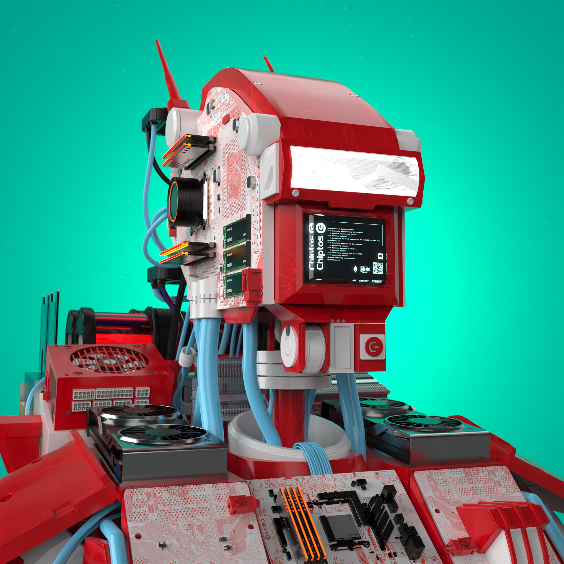 Chiptos X Droid Robot Aesthetic Robot PFP Robot Profile Picture Robots ...