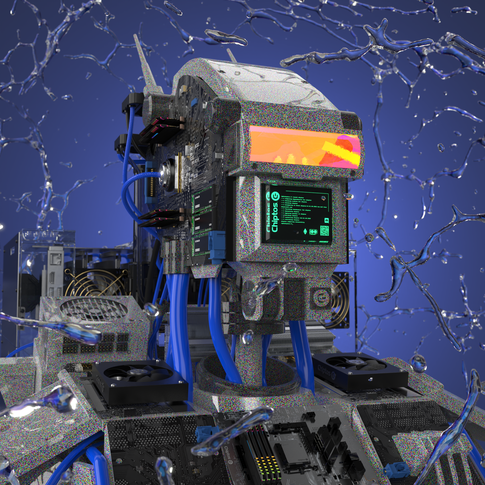 Chiptos X Droid Robot Aesthetic Robot PFP Robot Profile Picture Robots ...