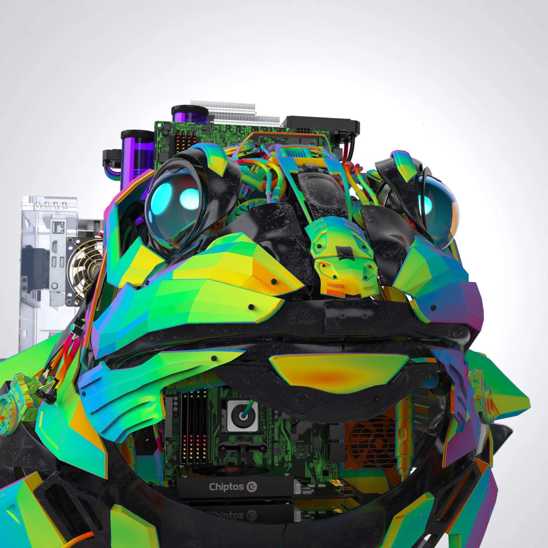 Chiptos X Frog Robot Toad Aesthetic Robot PFP Robot Profile Picture ...